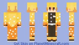 Zenitsu Agatsuma Demon Slayer Minecraft Skins Planet Minecraft Community