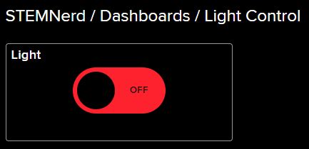 Adafruit IO Get Data Remote Controlled Light Example Project