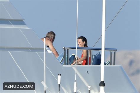 Sean Penn And His Girlfriend Leila George Enjoy A Holiday On A Yacht In Porto Cervo Sardinia