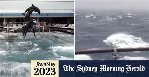 Video Footage Allegedly Shows Rough Seas On Cruise Ship