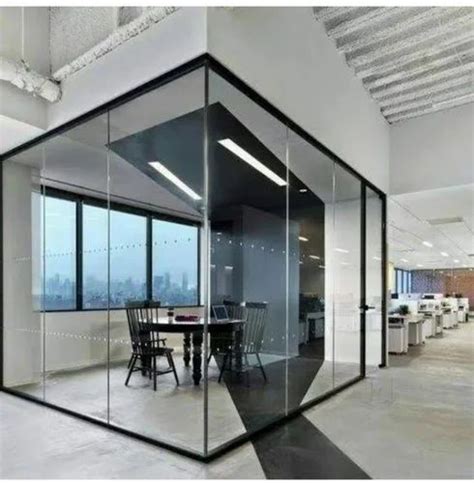 Office Toughened Class Partition In Surat By Aysha Glass Id