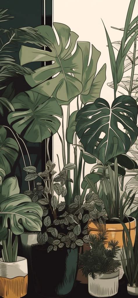 Plant Art Wallpaper