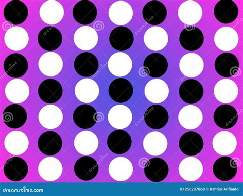 Illustration Various Black And White Circle Art Stock Illustration