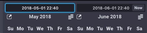 icons for selecting previous and next month in date picker seem