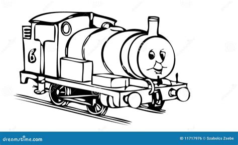 Thomas Engine Percy Vector Illustration 11717976