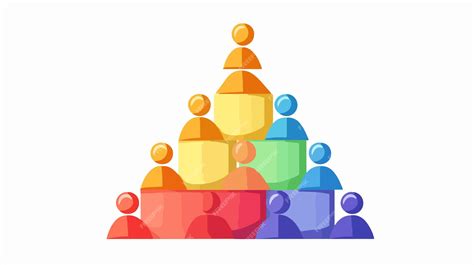 Cartoon Vector Illustration Of Hierarchy Icon Isolated On White Background Premium Ai