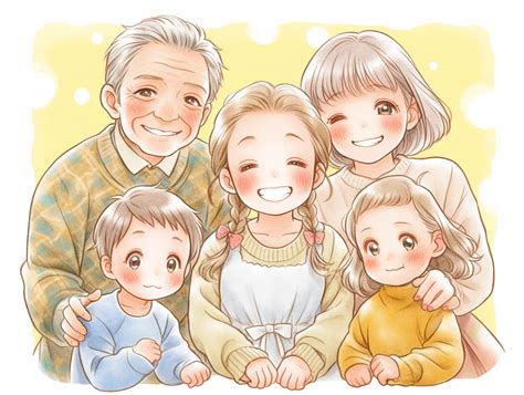 世代を超えた家族愛の絆｜ai百科「シンテリ」で調べる語句・イラスト