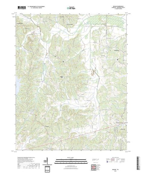 Us Topo 7 5 Minute Map For Reagan Tn American Map Store