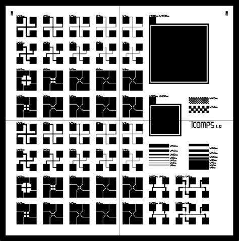 Layout Of The Test Chip Download Scientific Diagram