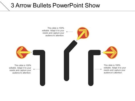 3 Arrow Bullets Powerpoint Show Powerpoint Presentation Designs Slide Ppt Graphics