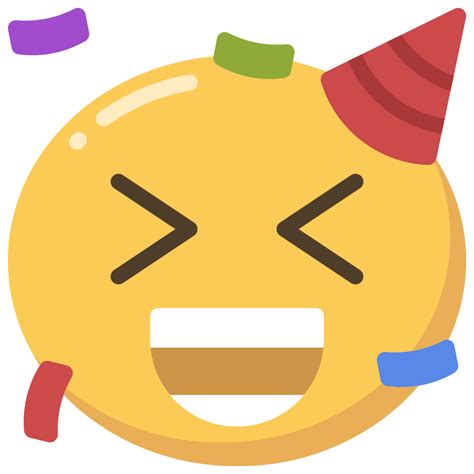 Celebrate Confetti Emoji Emoticon Happy Party Icon Download On