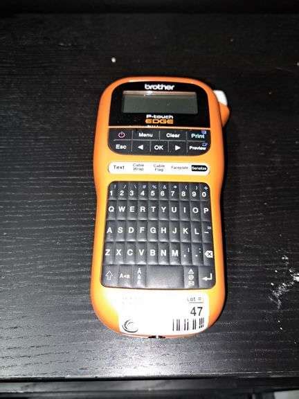 Brother Label Maker Sierra Auction Management Inc