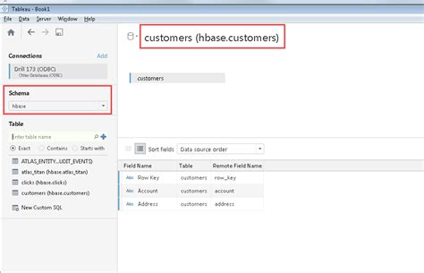 How To Configure Tableau And Drill To Show Data From HBase Hive Blogs Perficient