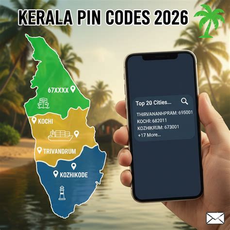 Kerala Cities Pin Code List 2026