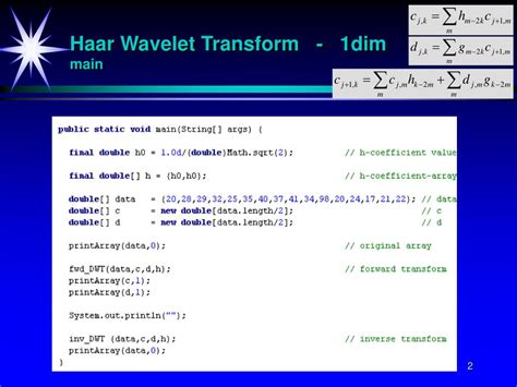 Ppt Chapter 05 2 Dim Multiresolution Analysis Mra Powerpoint