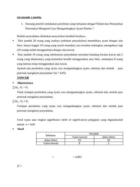 chi square 1 sampel pdf