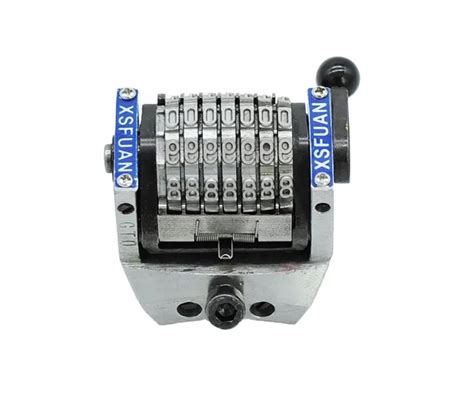7digit rotary type numbering machine numbering box numerator for