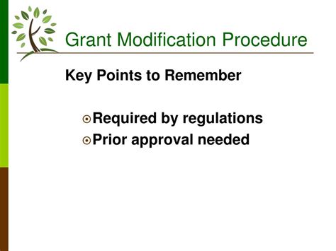 Ppt Grant Modification Powerpoint Presentation Free Download Id