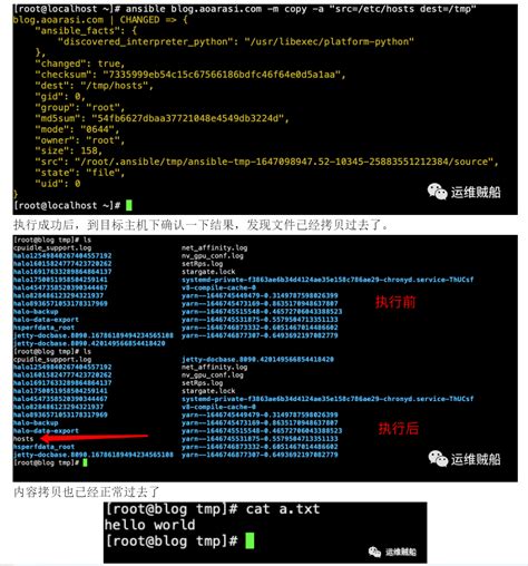 ansible简单管理其它主机和常用模块示例 阿里云开发者社区