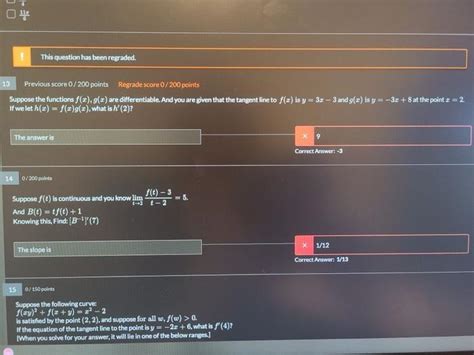 13 suppose the functions f x g x are