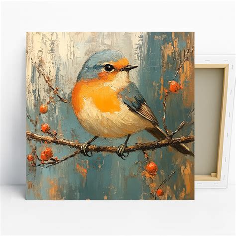 6 Reasons To Love This Orange Bird Wall Art Skypopdesigns