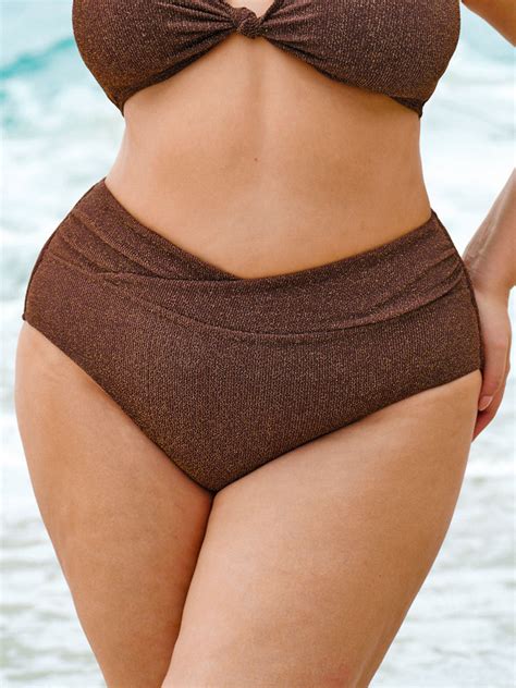 Sustainable Plus Size Bikini Bottoms For Women Berlook