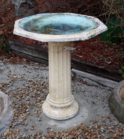 Antique Concrete Bird Bath At Lachlan Albert Blog