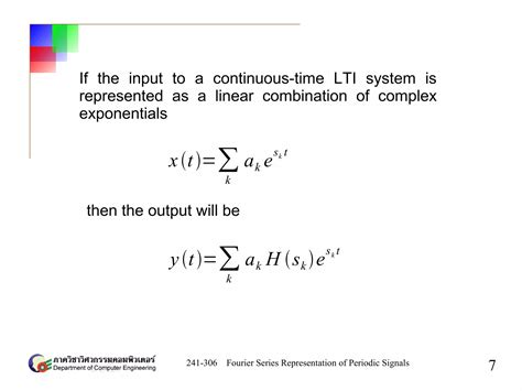 Chapter3 Fourier Series Representation Of Periodic Signals Pdf Physics Science