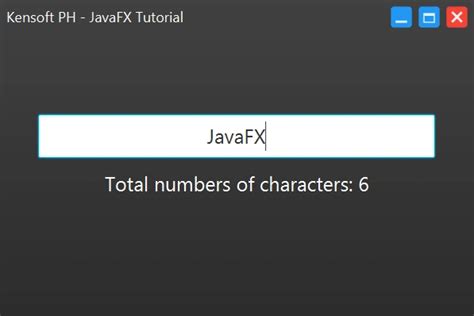Count Number Of Characters In Javafx 100 Best For Beginners