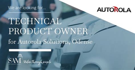 Sam International On Linkedin Technical Product Owner Autorola Solutions