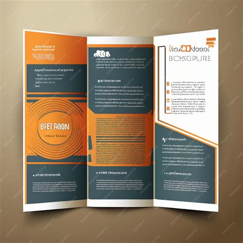 Business Tri Fold Brochure Design Premium Ai Generated Image