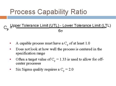 Process Capability Process Capability The Natural Variation Of