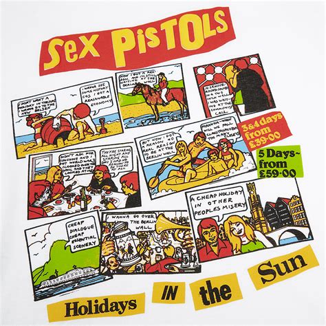 Sex Pistols Holidays In The Sun White T Shirt The Sound Of Vinyl