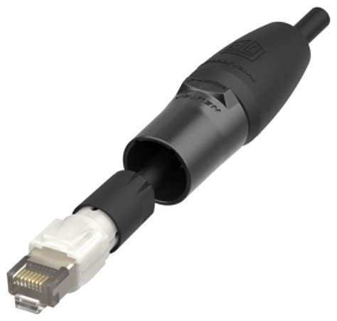 Ethercon Top Retractable Rj45 Male Plug Carrier Cable Connector Ip65