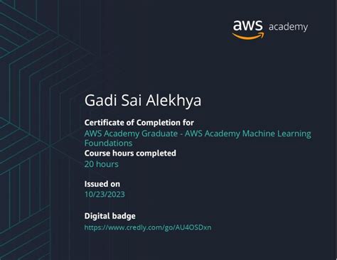 gadi sai alekhya on linkedin aws awsacademy cloudcomputing