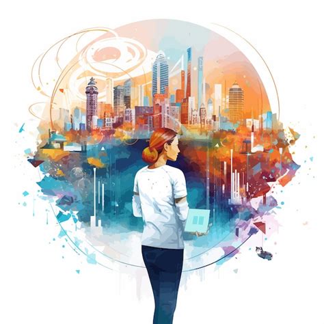 Premium Vector Image Illustration Of Dx Digital Transformation