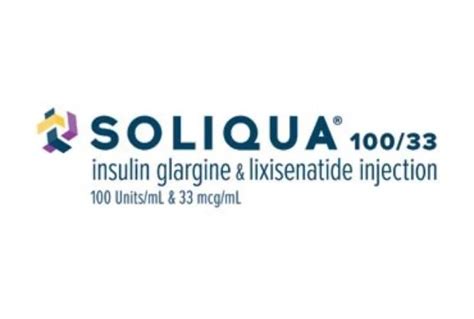 Soliqua® 100 33 Insulin Glargine And Lixisenatide Injection 100 Units
