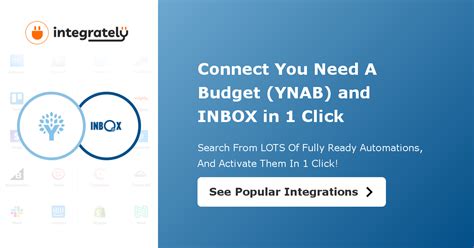 You Need A Budget Ynab Inbox Integration Connect In 1 Click ️