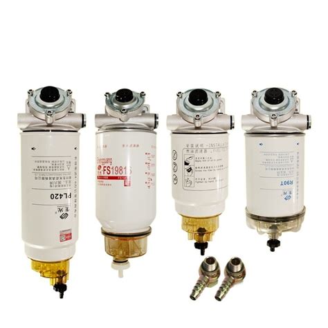 Install Modified Diesel Filter Element Assembly Pl270 Pl420 Oil Water Separator Hand Oil Pump