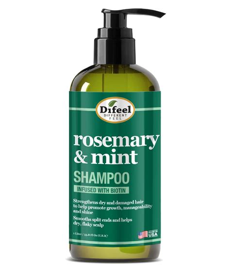Difeel Rosemary And Mint Hair Strengthening Shampoo With Biotin Cc