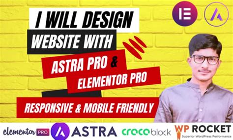 Design Responsive Wordpress Website Using Astra Pro And Elementor Pro By Awaisprotech Fiverr