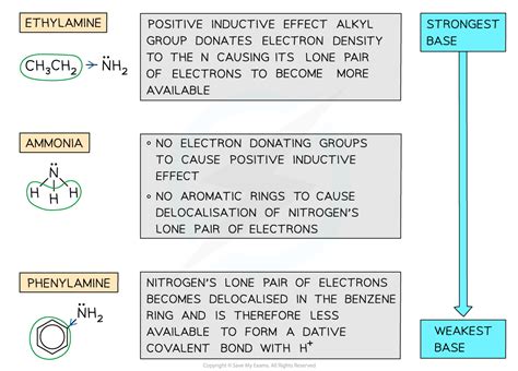 Amine Basicity A Level Chemistry Revision Notes