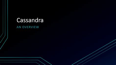 Lesson 1 Cassandra Introduction To Nosql Youtube