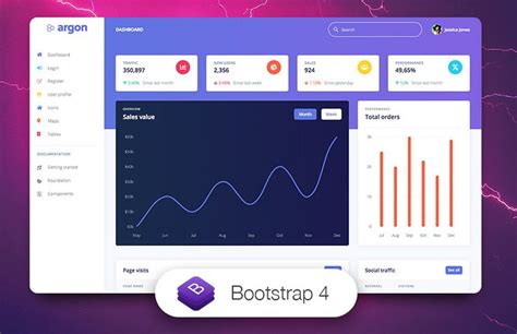 Bootstrapの管理画面ダッシュボードのテンプレート35選【無料多数】 Workship Magazineワークシップマガジン