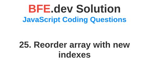 Bfedev Solution For Javascript Coding Question