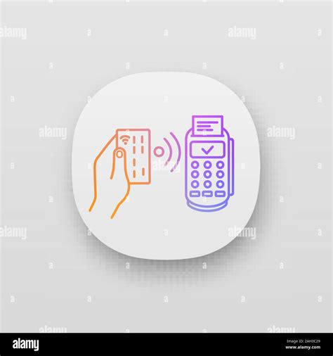 Nfc Payment App Icon Pos Terminal Uiux User Interface Payment