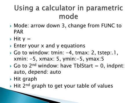 PPT 1 5 Parametric Relations And Inverses PowerPoint Presentation Free Download ID 2555481