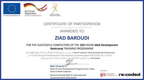 Ziad Baroudi On Linkedin Programming Reactjs Htmlcss Developer