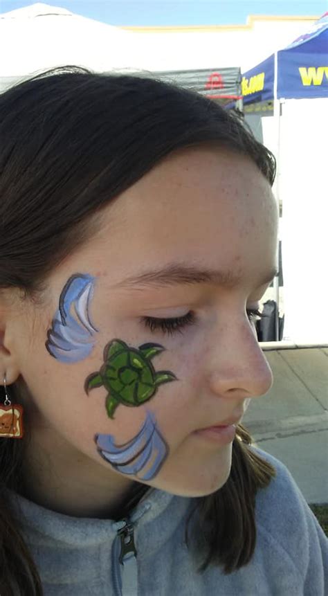 Turtle Face Paint By Funfacesballoon On Deviantart