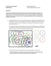 PHY Lesson Problem Set Pdf Lesson Problem Set Wave Optics Name Brooke Davis